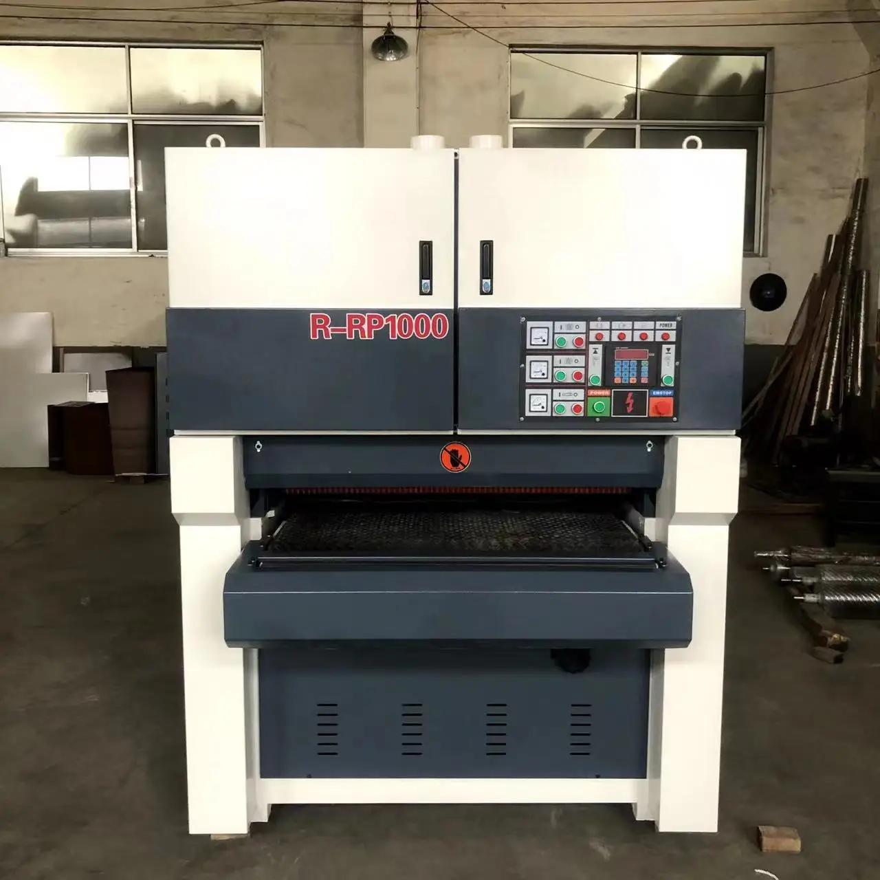 Automatic Wood Polish Sanding Machine Plywood Belt Sander Machine With ...