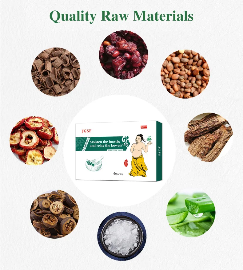 Laxative Relief Dry Stool Laxative Patch Herbal Toning Belly Button ...