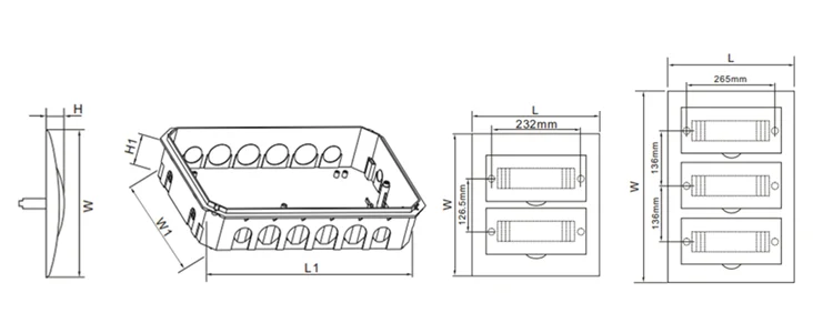 Xpegf-6ways Dc Distribution Switch Box Indoor Electrical Distribution ...