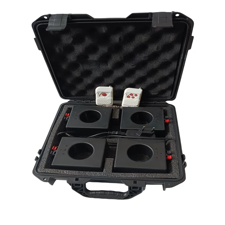 4 Cue Cold Pyro Electric Igniters Base Rotate Swing Switch Wheel ...