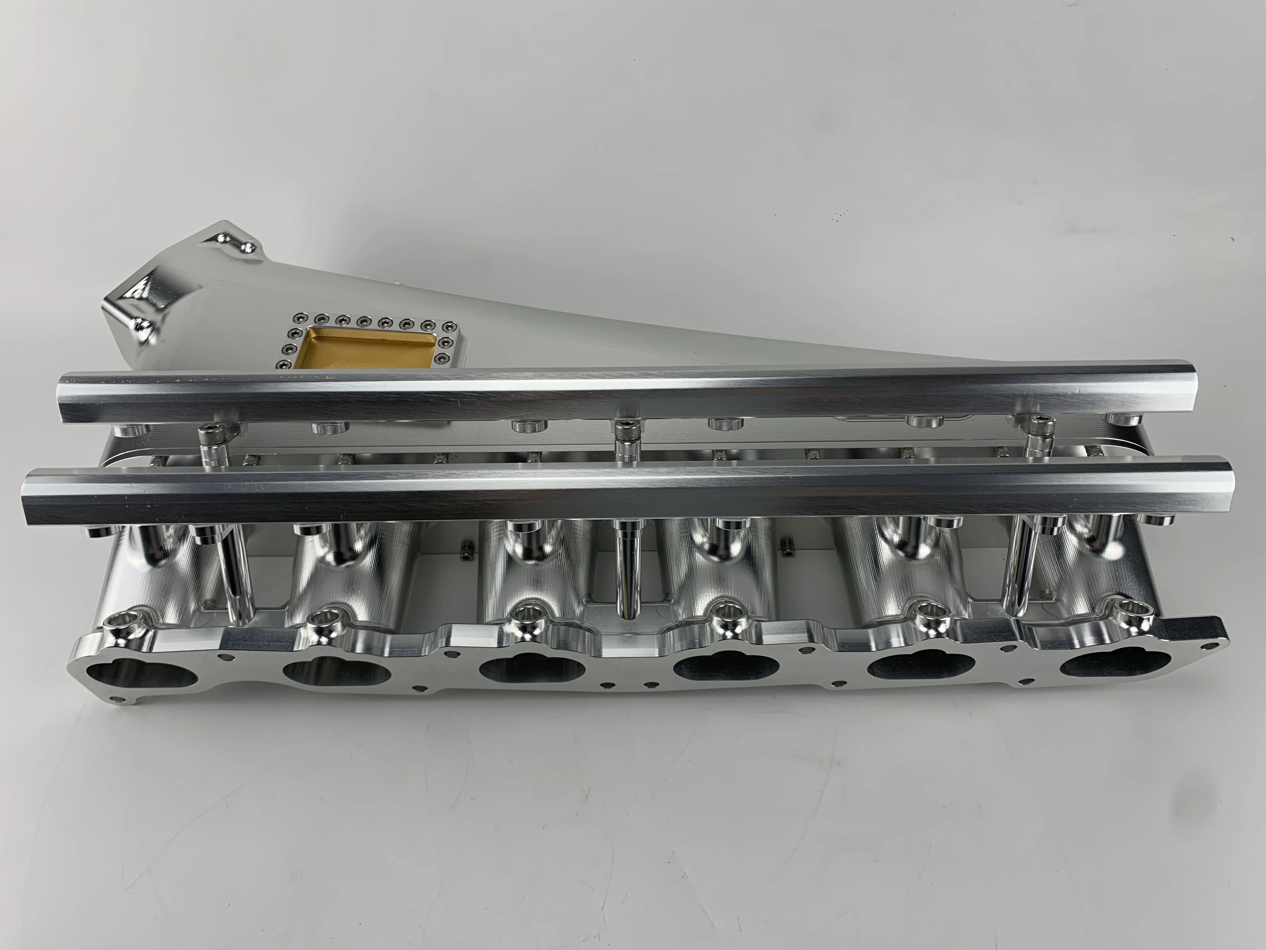 Custom CNC Aluminum Billet TB48 Intake Manifold for Nissan