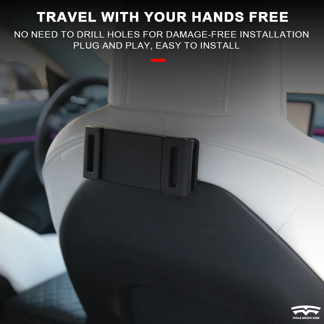 Tesla 2023-2024 Model 3 Backseat Headrest Tablet Mount - Buy Universal ...