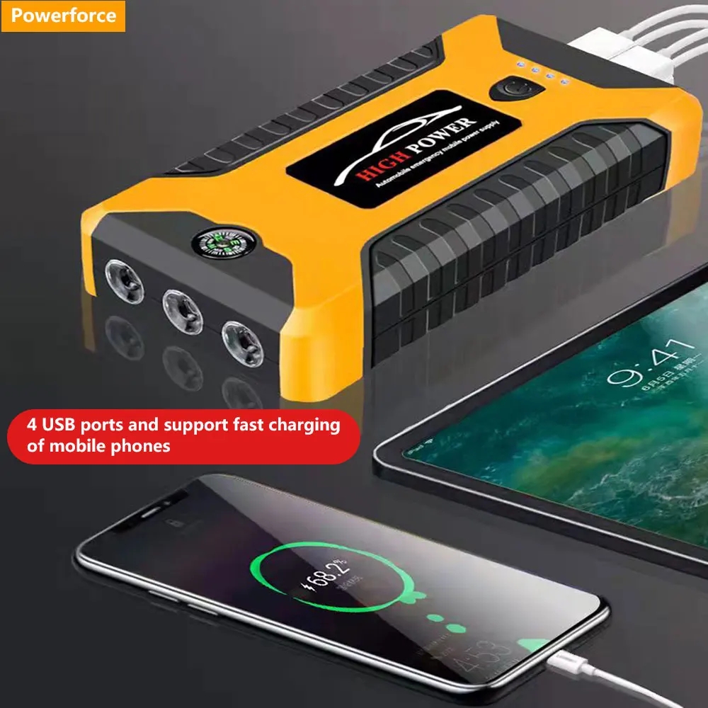 10000mah Powerforce Air Compressor & Jump Starter All in 1