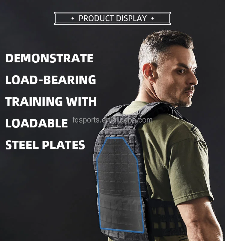Adjustable Training Tactec Plate Carrier Vest Workout - Buy Weight Vest ...