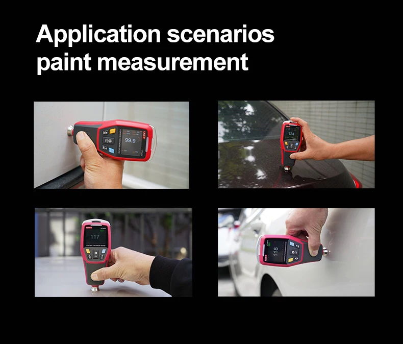 Uni-t Ut343e Coating Thickness Gauge 2000um For Car Film Paint ...