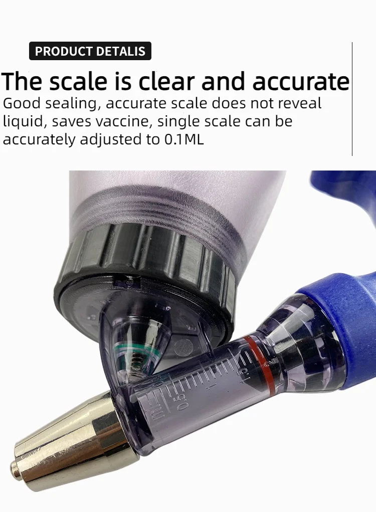 Veterinary Pig Farming Equipment Injection Gun, Livestock Injector ...