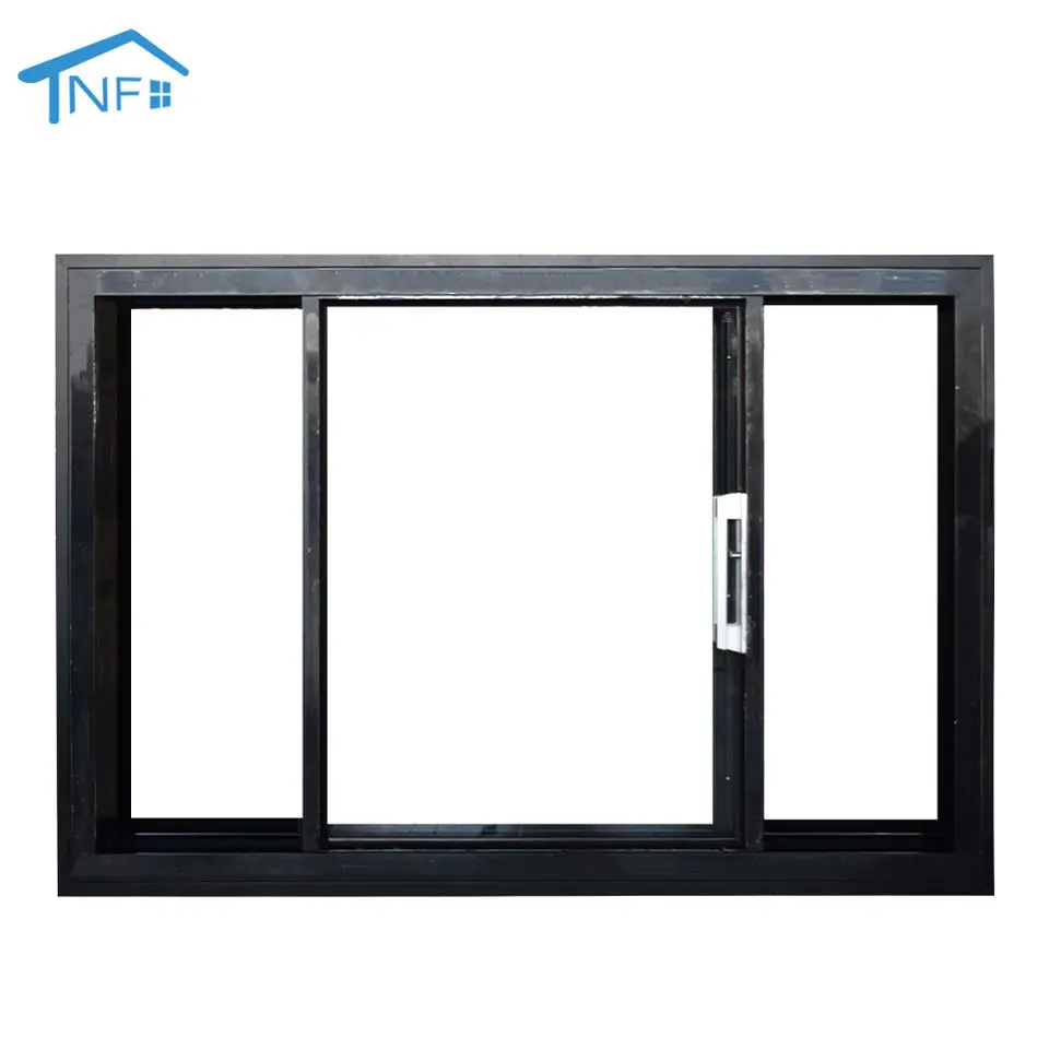 Luxurious Aluminum Sliding Windows Double Tempered Glass Aluminum Alloy ...