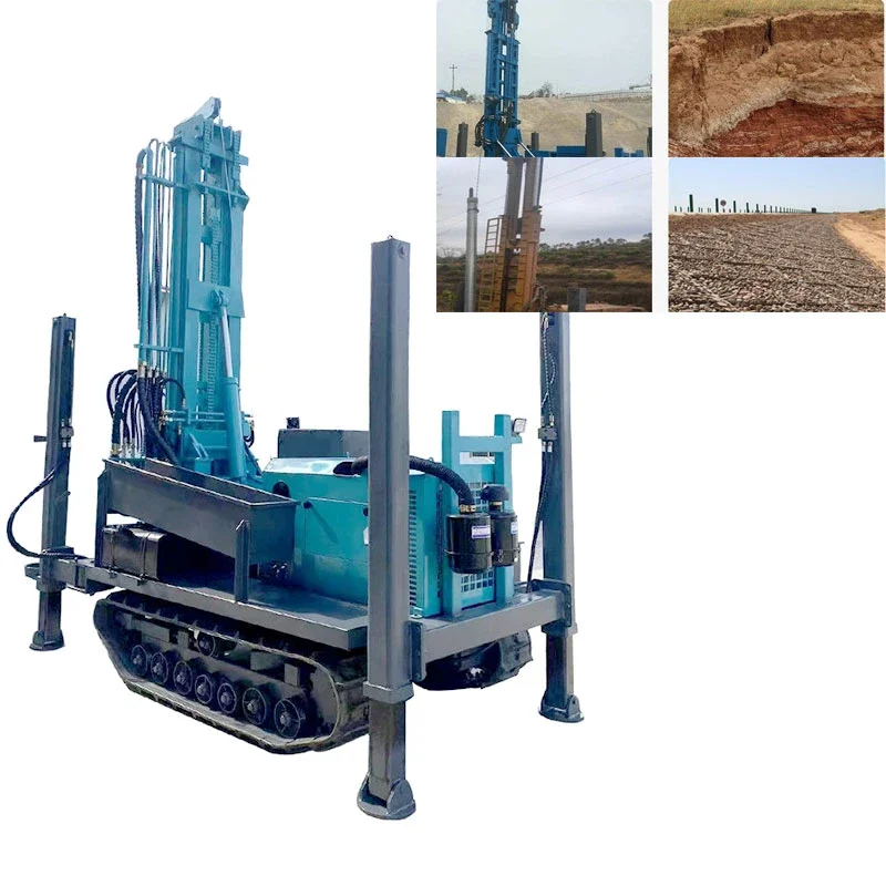 Hydraulic Truck Mounted Rotary Borehole Drilling Machine Drill Flute ...