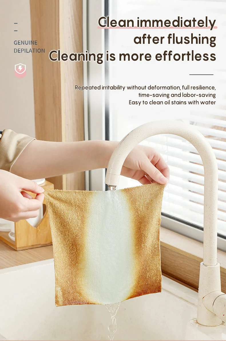 Strong Absorption Quick Dry Microfiber Cleaning Cloths Disposable ...