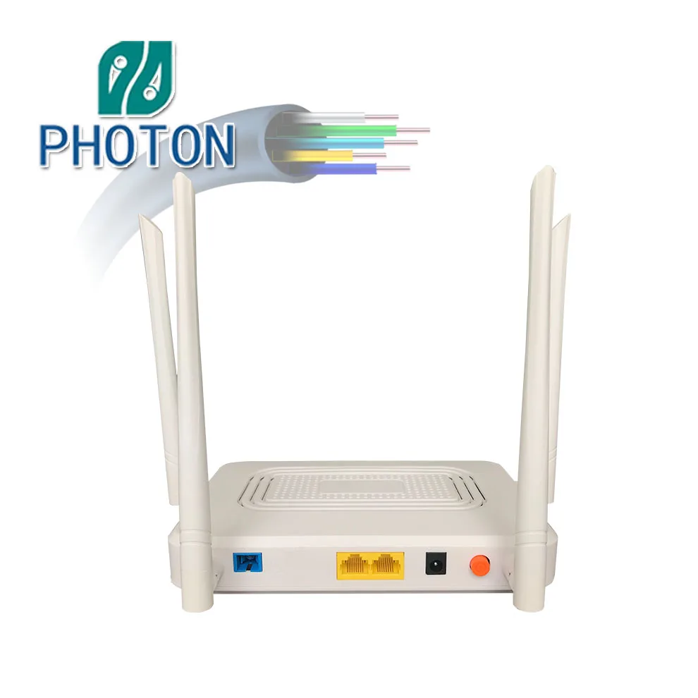 Ftth Fiber Optic GPON ONU WIFI 2GE Dual Band 2.4G 5G AC Onu Xpon PTF2252Q