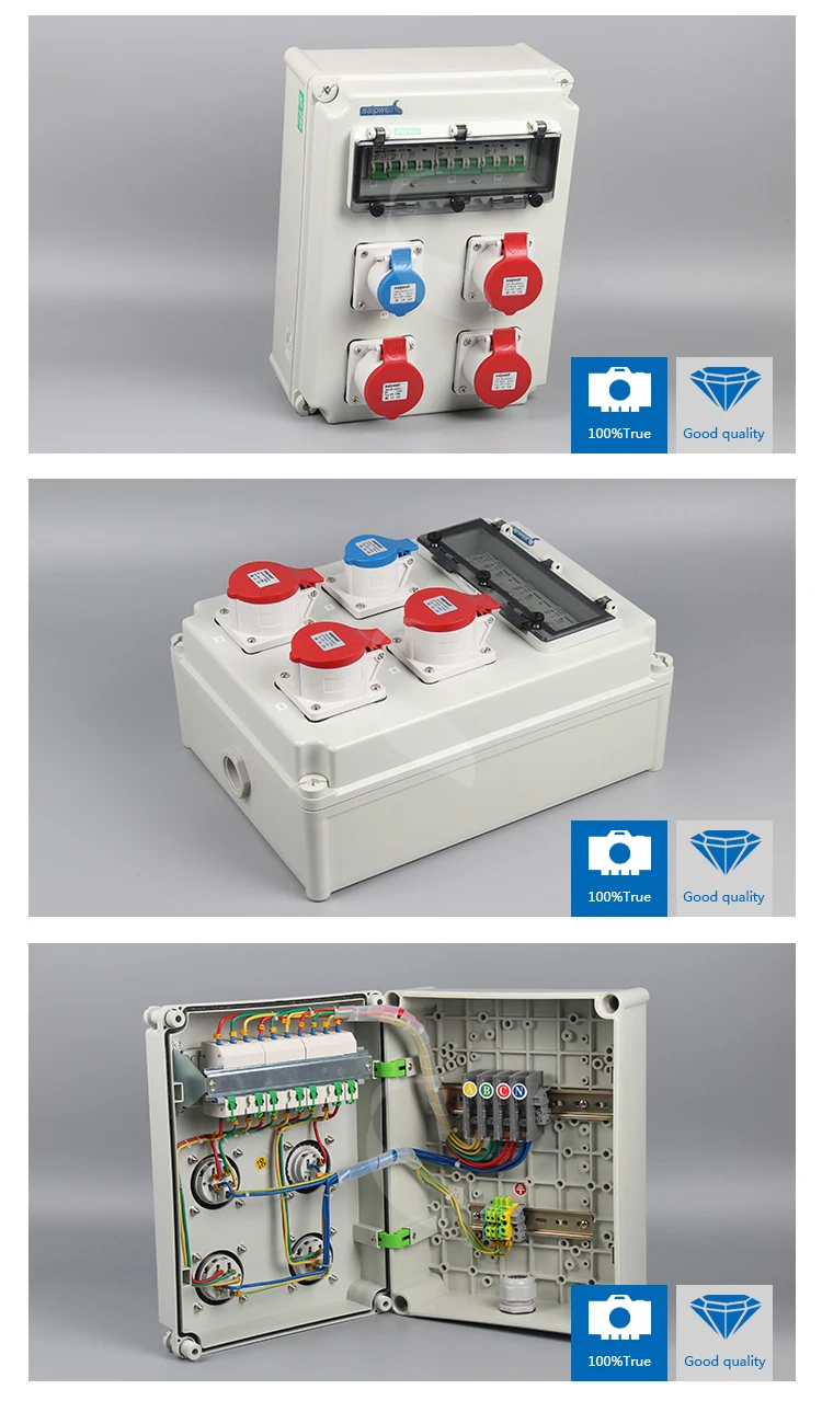 Saipwell Customized Outdoor Use 3 Phase MCB Distribution Board Dual ...