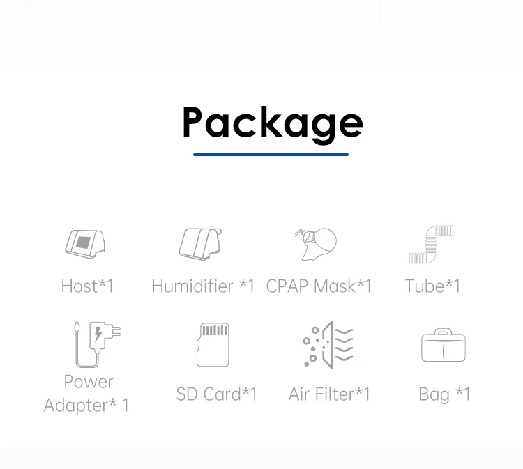 As100a Auto Cpap Machine Nasal Mask Heated Humidifier Medical Therapy ...