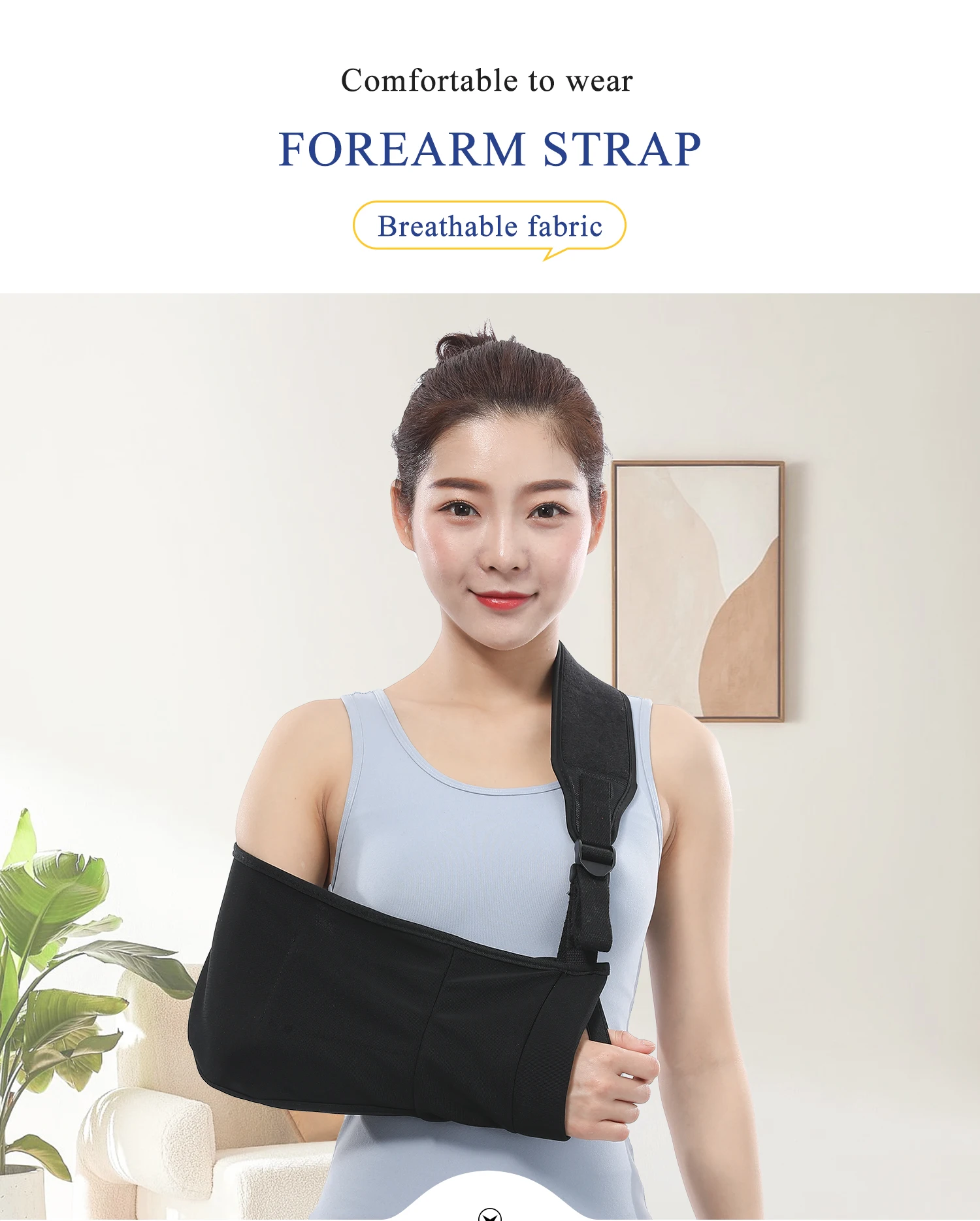 Adjustable Immobilizer Elbow Orthopedic Forearm Support