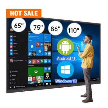 86-inch Uhd 4k Panel Interactive Smart Touch Screen Board 4000:1 ...