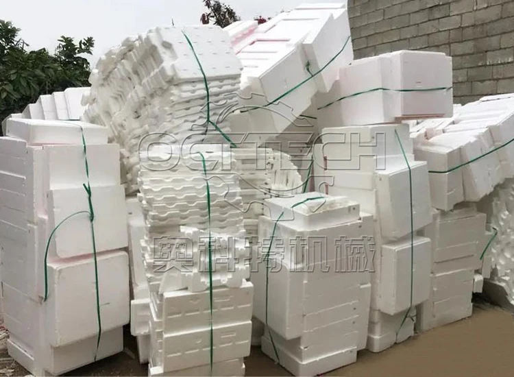 Waste Recycled EPS EPE XPS Foam Board Recycling Plastic hot melt Melter ...