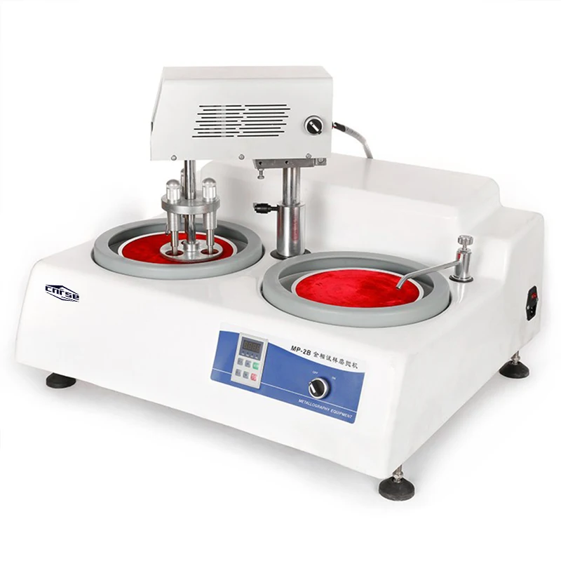 Semi Automatic Metallographic Grinding And Polishing Machine Dual Disc ...