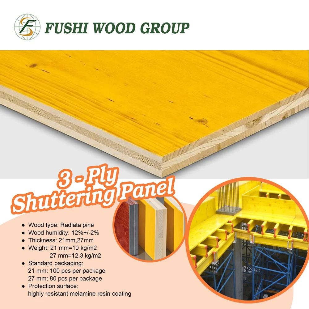 3000X500X21mm Shuttering Triply Panel Form Work Boards Formwork 3 Ply ...