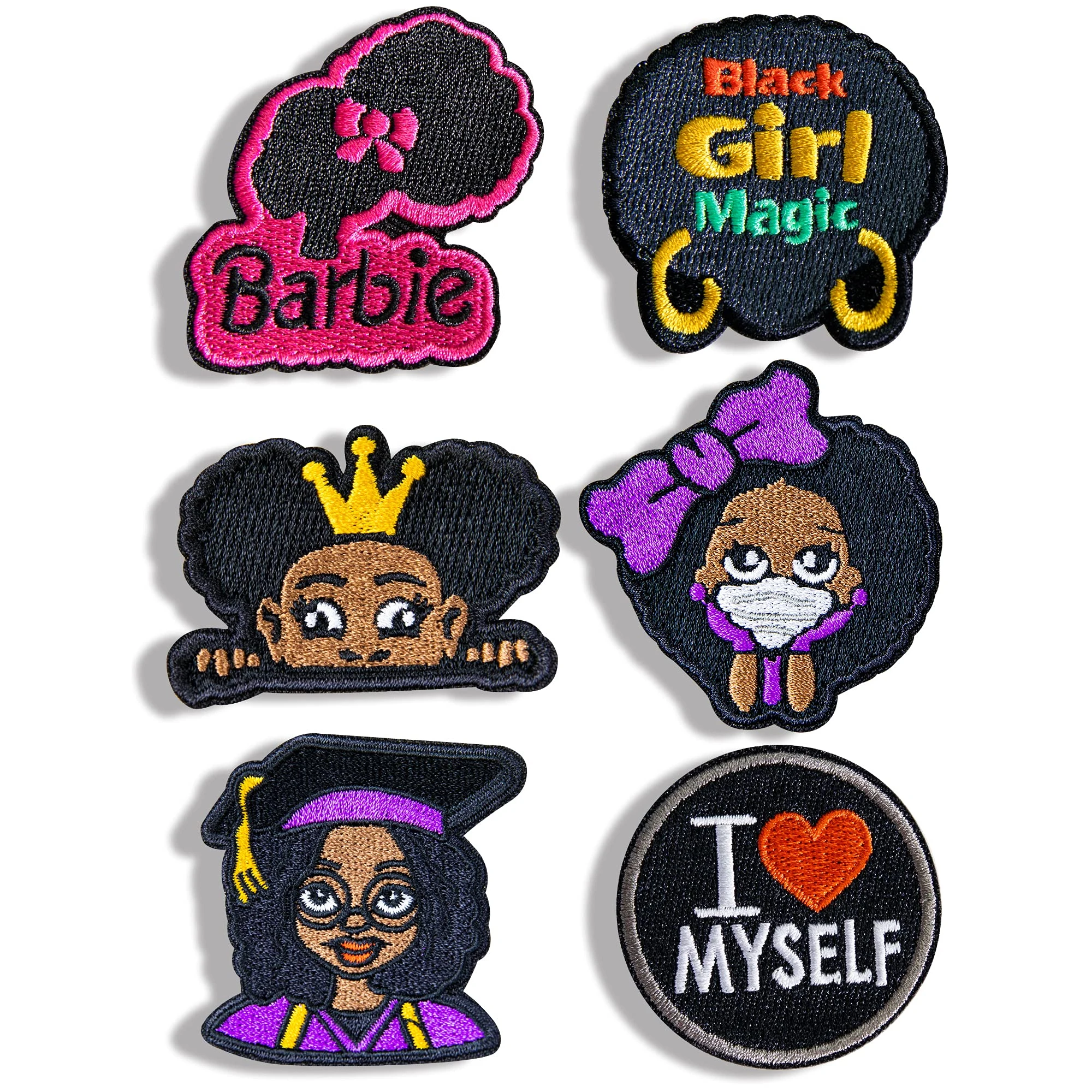 Strength Factory Customize Designer Patches Embroidery Logo Magic Black ...