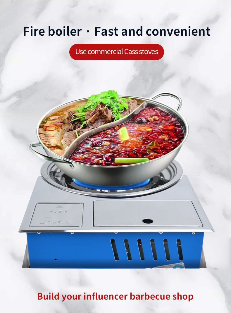 Korean Gas Bbq Grill Desktop Gas Oven Commercial Indoor Food Grade ...