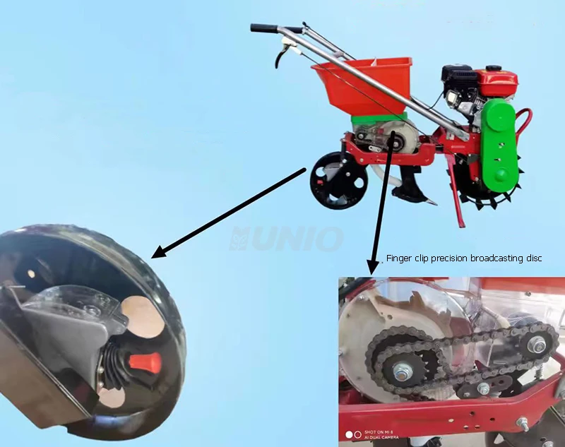 Farm Diesel Engine Corn Precise Seeder & Fertilizer Planter
