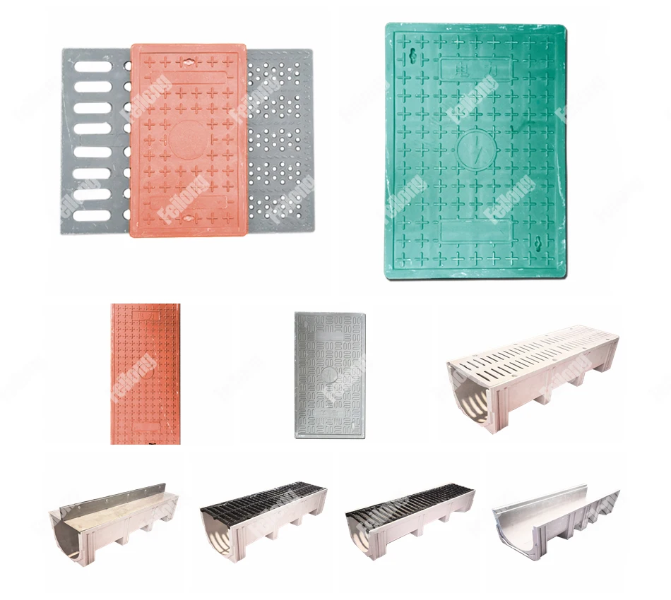 Watertight FRP Telecom Round Manhole Covers Waterproof SMC Base Station ...