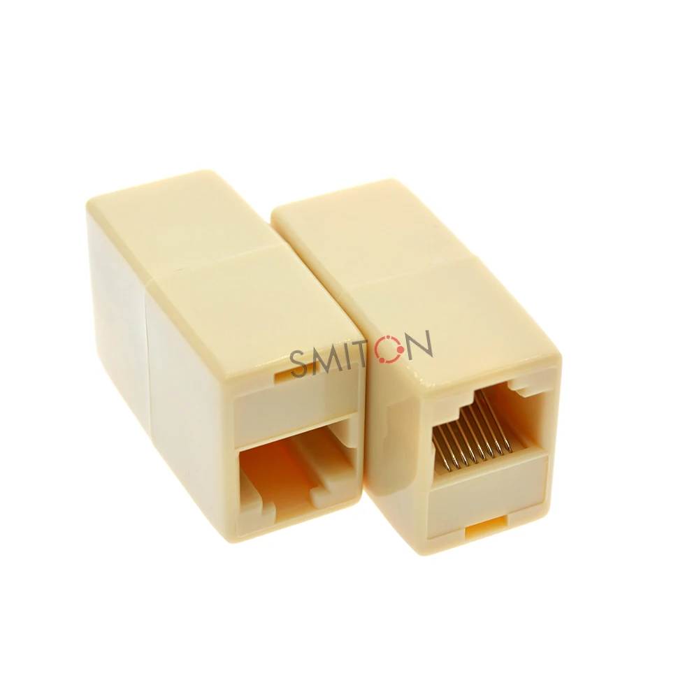 Network Cable Female Connector LAN Cable Extension RJ45 Coupler ...