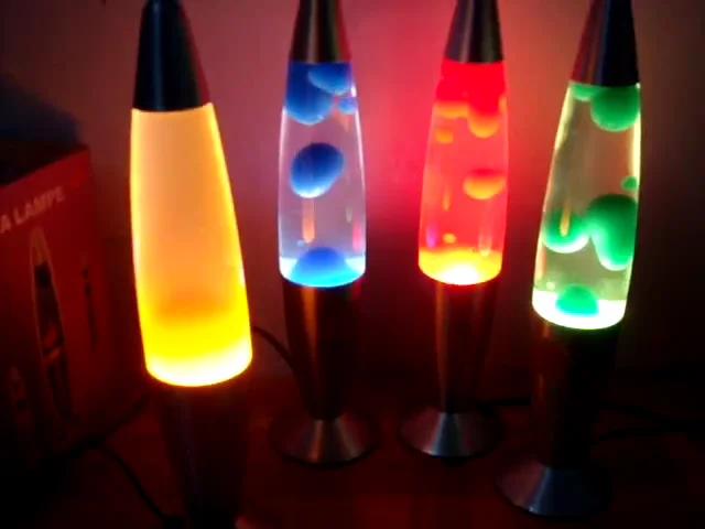 Night Light Customized Color Rocket Table Lava Lamp Small Night Lava ...
