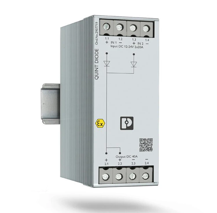 Phoenix 2868606 Step-diode/5-24dc/2x5/1x10 - Redundancy Module Easy To ...