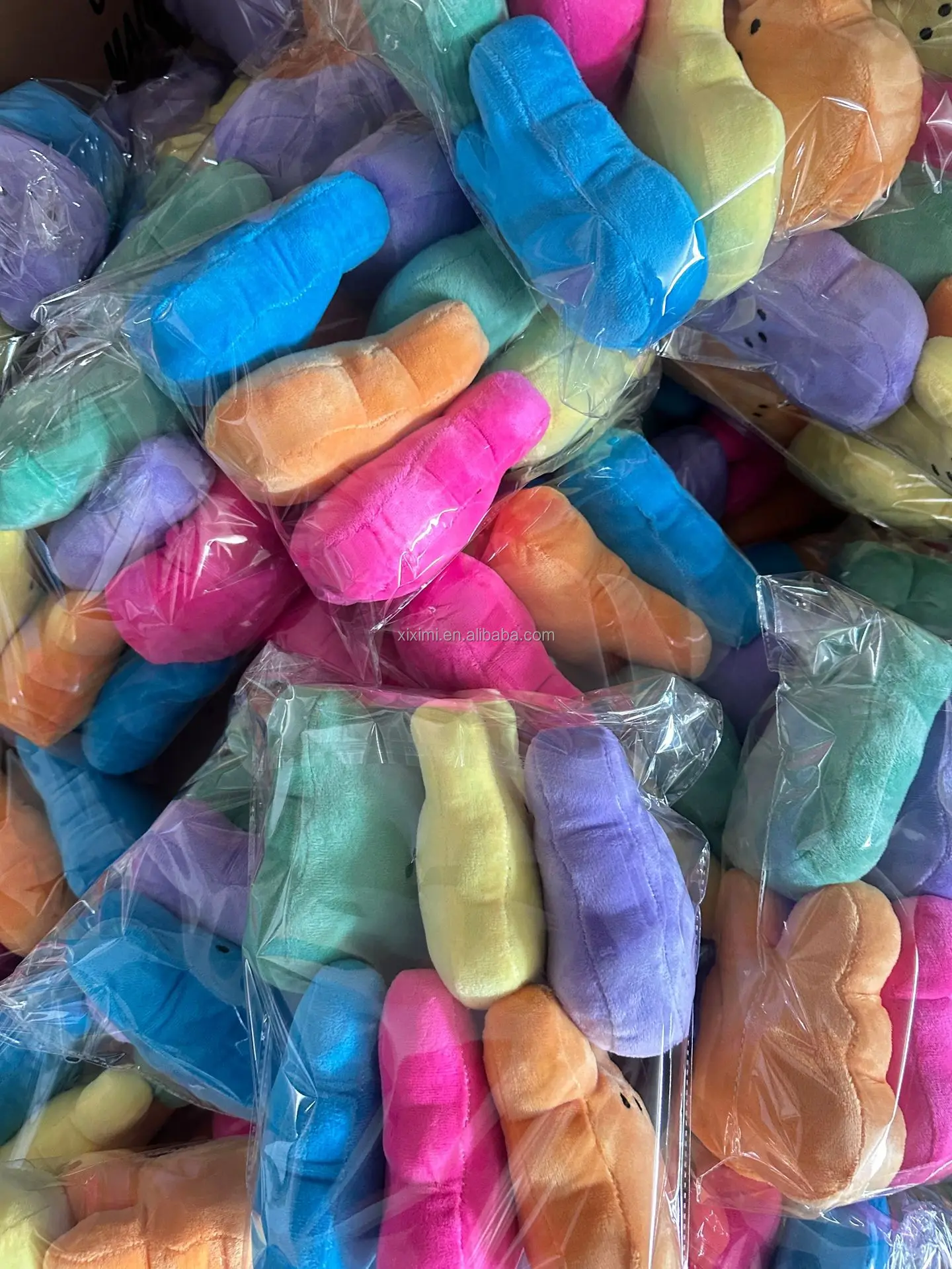 15cm Peeps Plush Bunny Rabbit Peep Easter Toys Simulation Stuffed ...