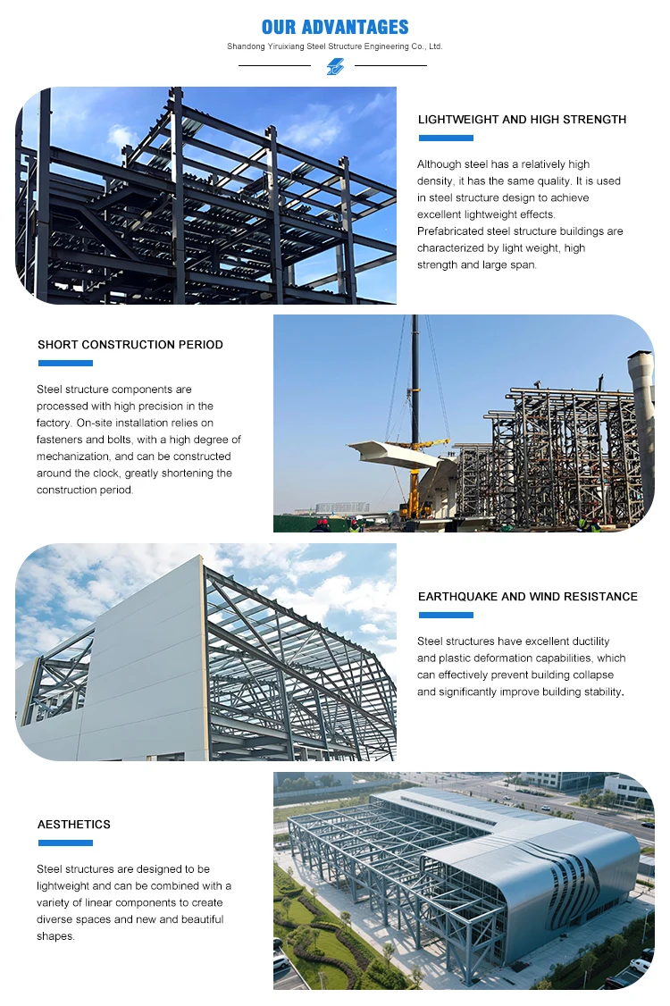 Outdoor Steel Structure for Parking Garage Building Car Motorcycle ...