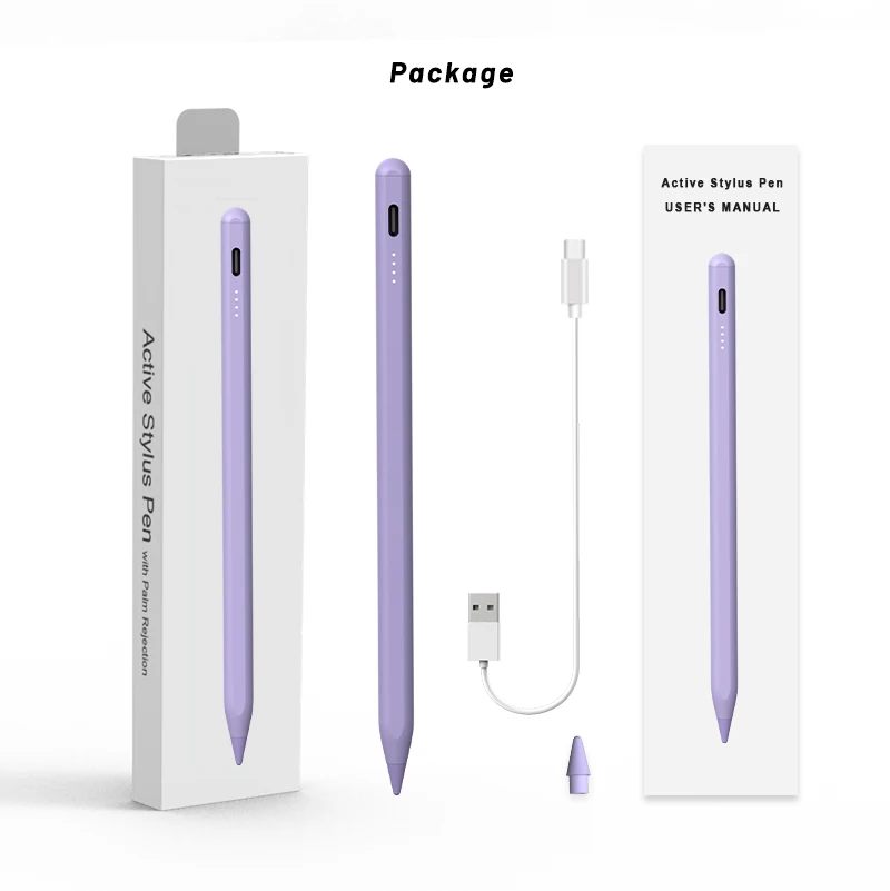 Rechargeable Magnetic Digital Pencil Aluminum Alloy Custom Capacitive ...