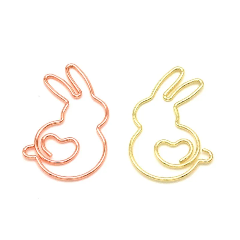 50 Piece Animal Bunny Shape Paper Clips,Funny Paper Clips for for Fun ...