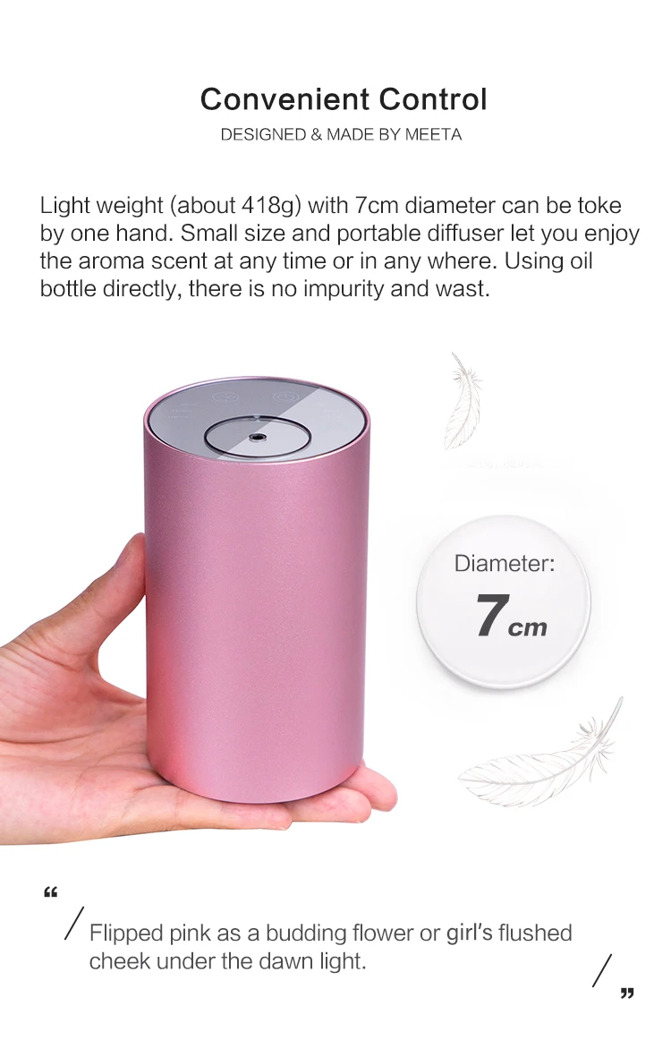 2023 Mini Battery Wireless Scent Essential Oil Car Fragrance Nebulizer ...