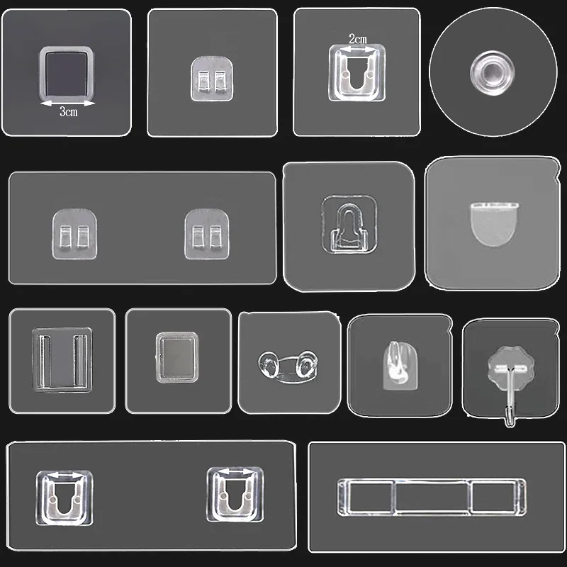 Trackless Sticker Hooks - Easy Wall Mounting Solutions