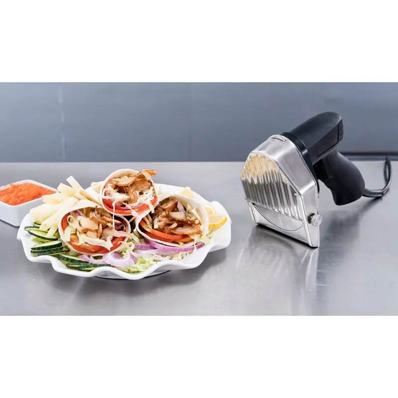 Automatic Battery Gyro Shawarma Doner Kebab Slice Knife