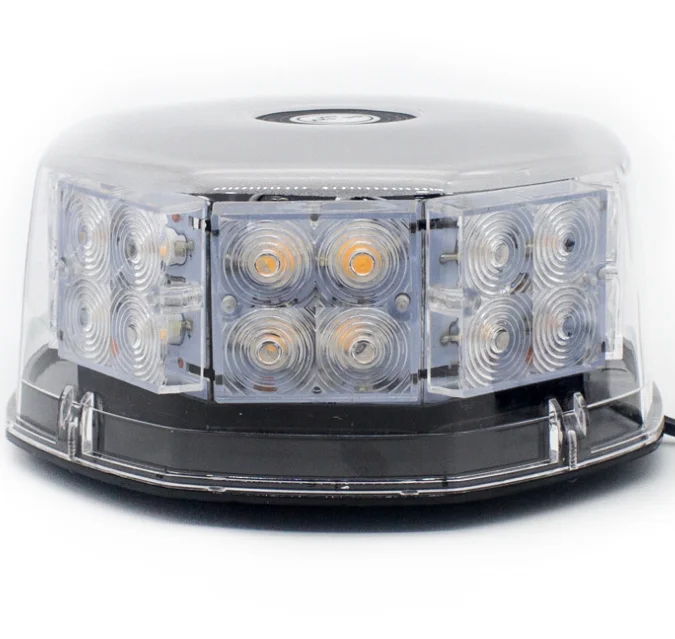 Amber Red Blue Emergency Flashing Rotating Magnet Mounting Led Warning ...