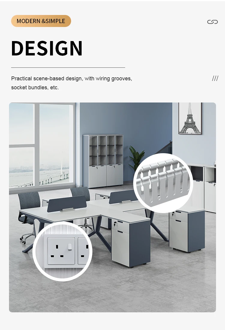 Modern Glass Top Office Table Design Executive Desk Office Furniture ...