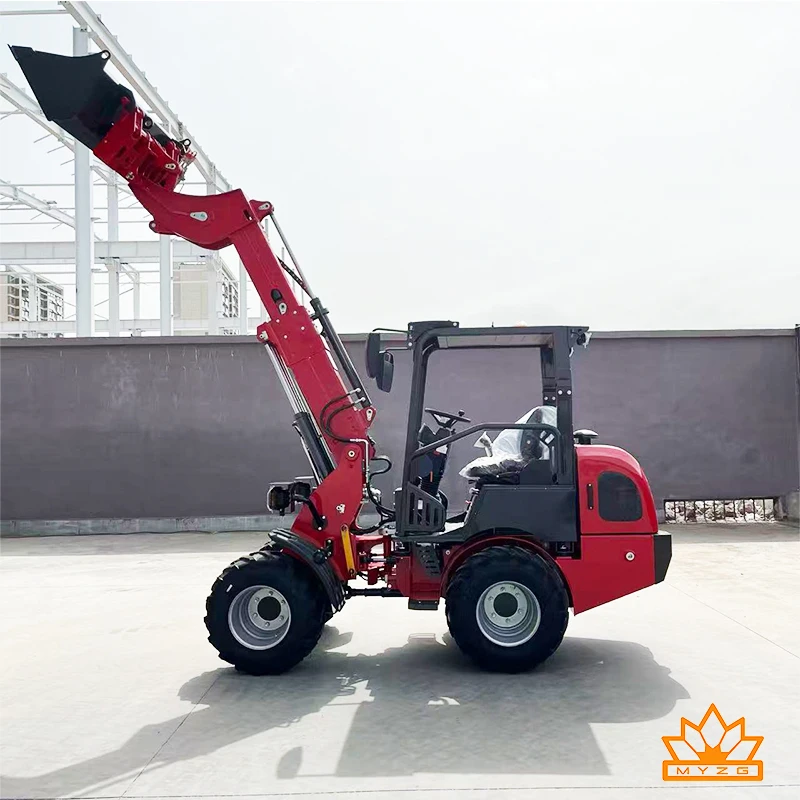 4WD Diesel Telescopic Front Wheel Loader 2300kg Load Capacity 900kg ...
