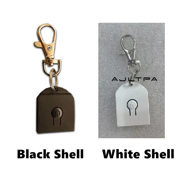Black LED Keychain - Rechargeable & Customizable Design