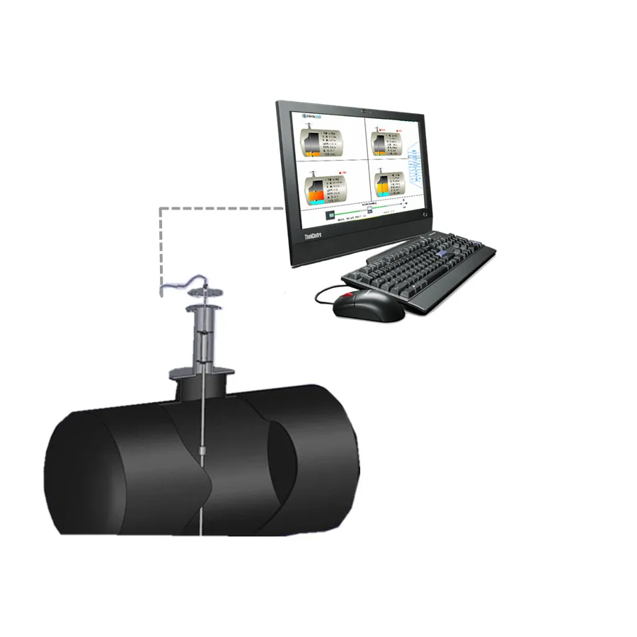 ATG Automatic measuring Petrol station tank fuel inventory monitor ...