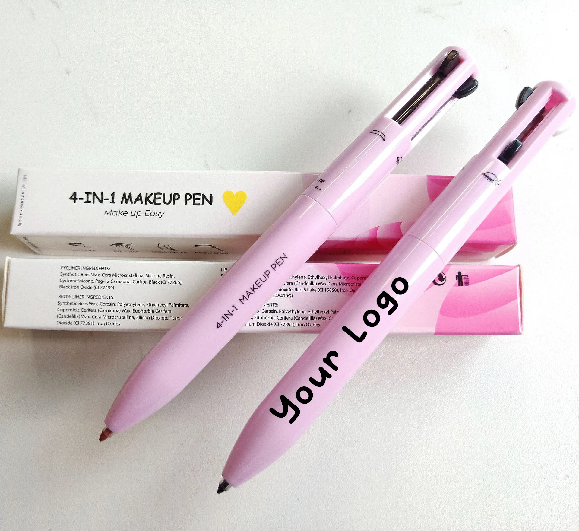 Private Label Eyebrow Pencil Eyeliner Lip Liner Highlight Multi Use ...