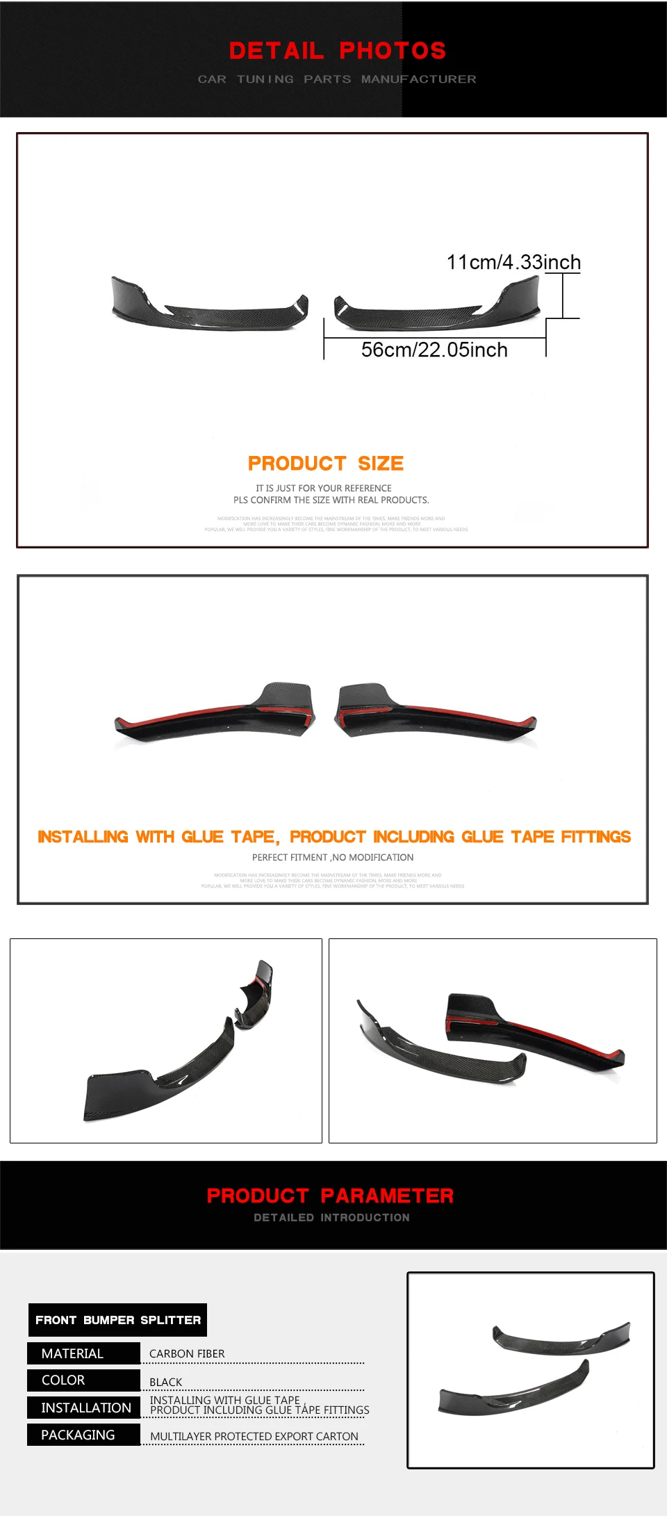 Enhance Your Mercedes Benz A Class with Carbon Fiber Splitter