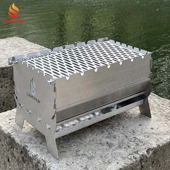 Sanhuan Mini Stainless Steel Portable Barbeque Outdoor Grill Gas ...