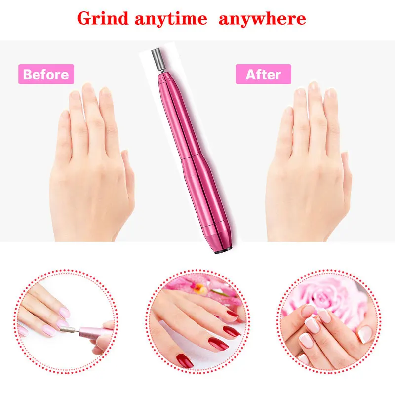 Trendy Portable Beauty Personal Salon Care Nail File Pen