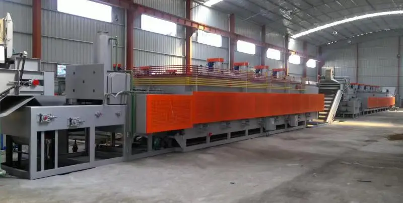 Industrial Mesh Belt Continuous Furnace For Screws/nails/bolts - Buy ...