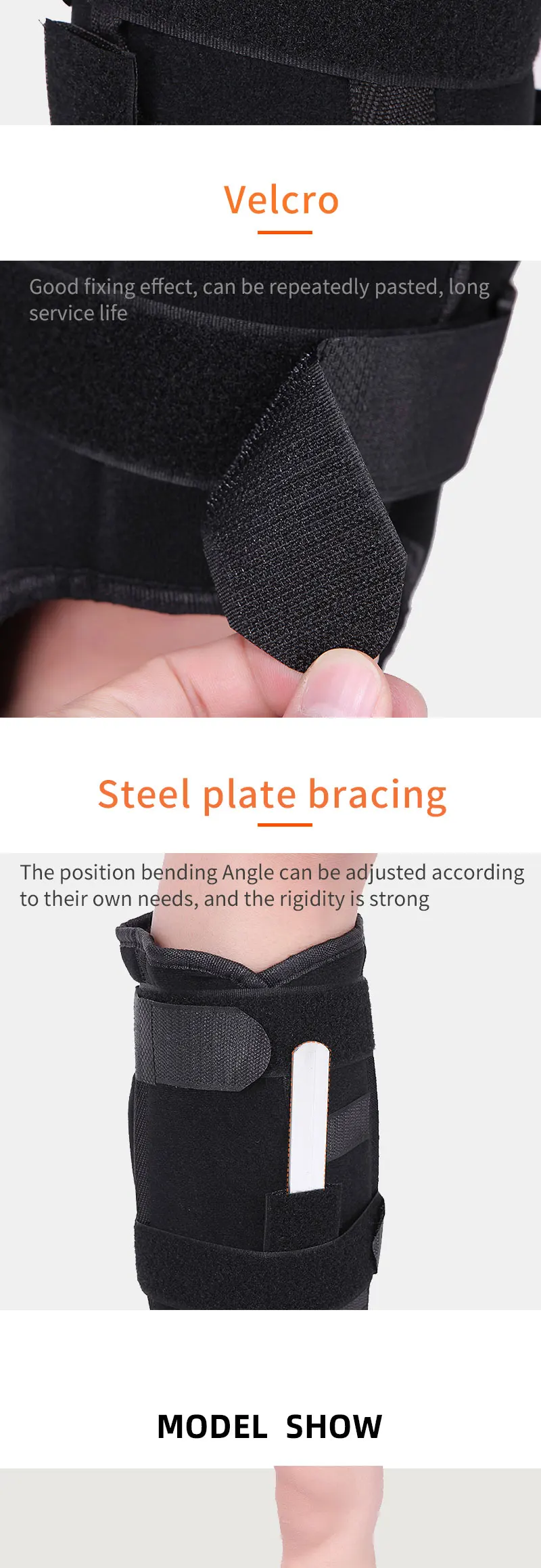 Ankle Fixation Bracket Sprained Foot Drop Ankle Fixation Brace Calf ...