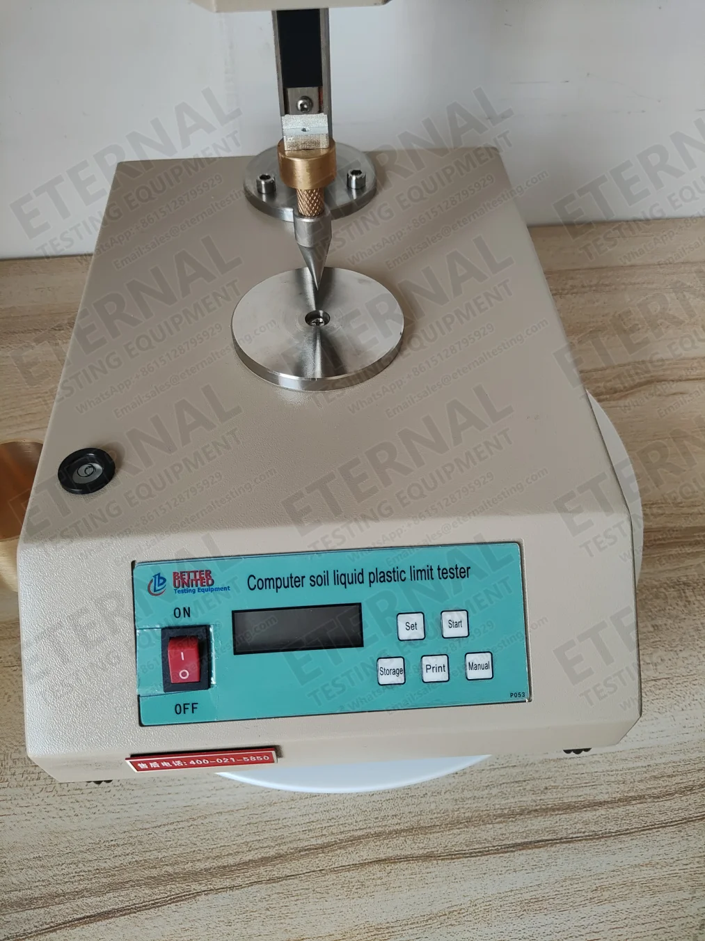 Digital Soil Cone Penetrometer For Testing Liquid Limit Plastic Limit ...