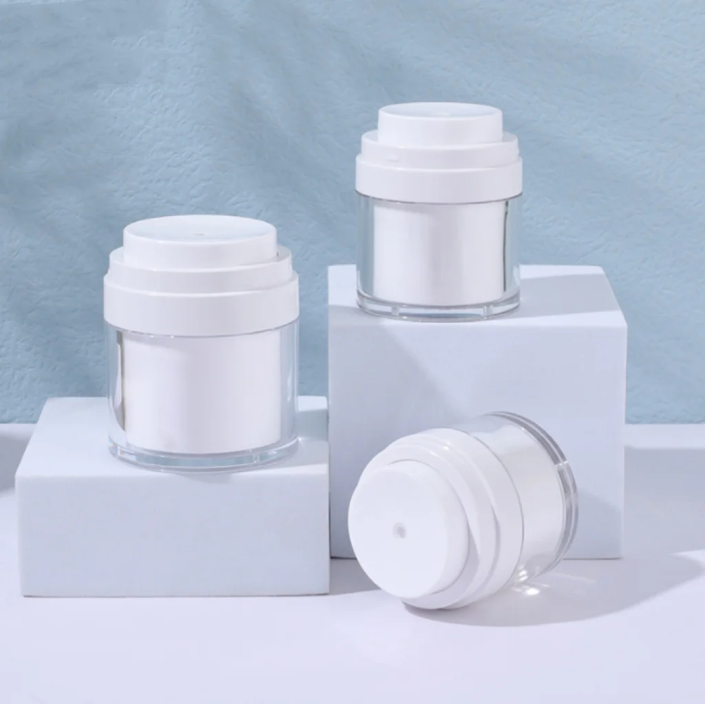 Empty 15g 30g 50g 100g Airless Cream Jar Vacuum Cosmetic Bottle - Buy ...