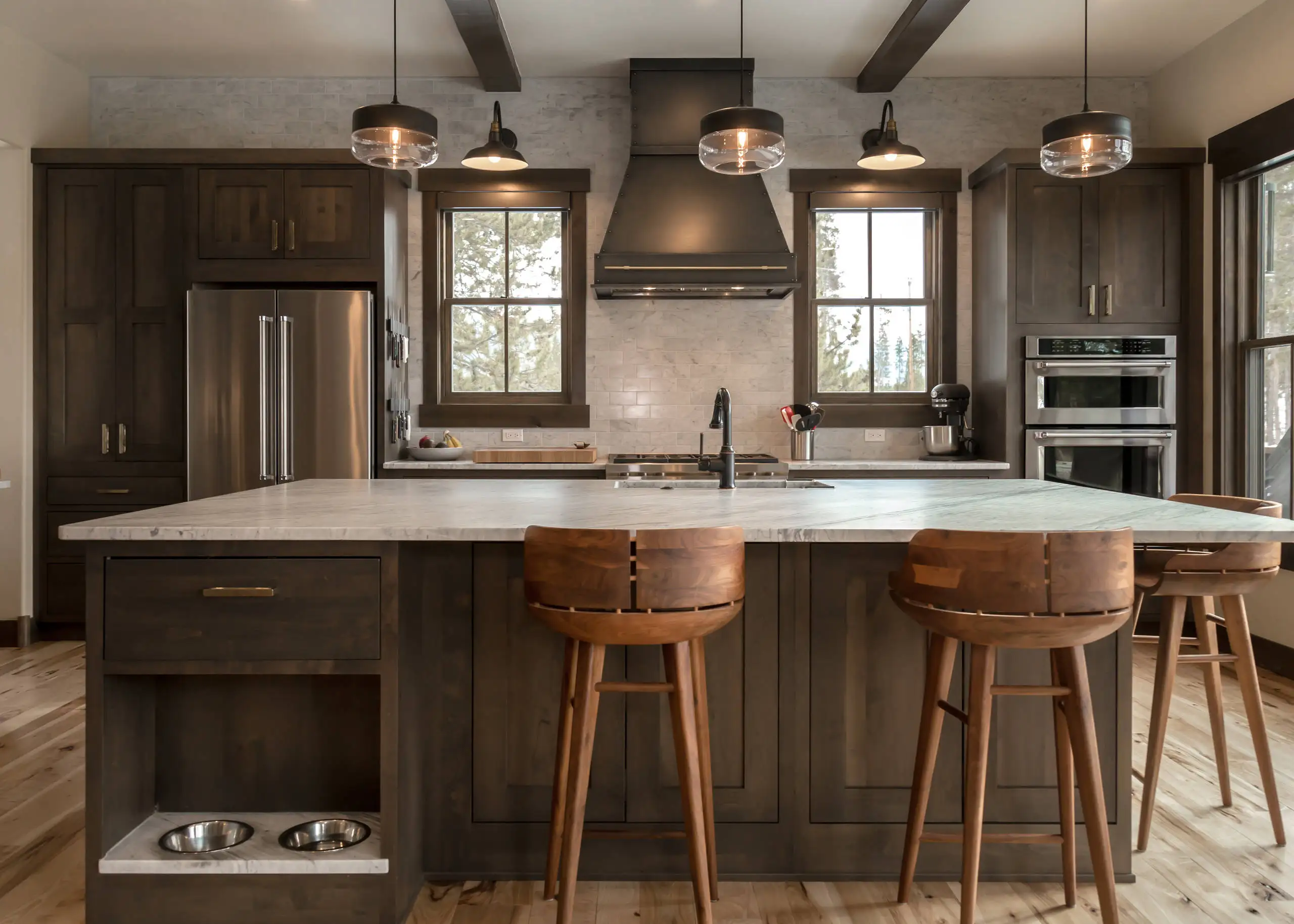 Cbmmart High End American Farmhouse Pvc Melamine Kitchen Cupboard Oak Shaker Style Grey Kitchen ...