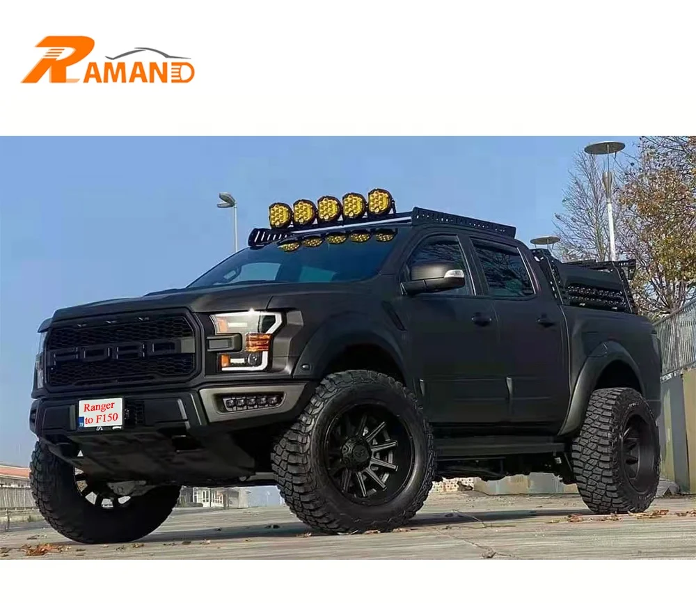 Factory Body Kit For Px Ranger T6 T7 T8 Upgrade To Ford F150 Raptor ...